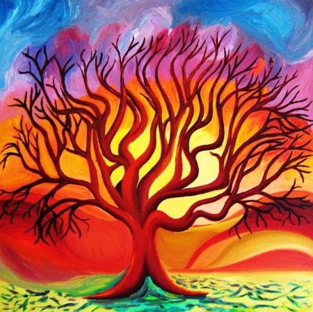 ART Peter Haug | Livets træ | Køb maleri